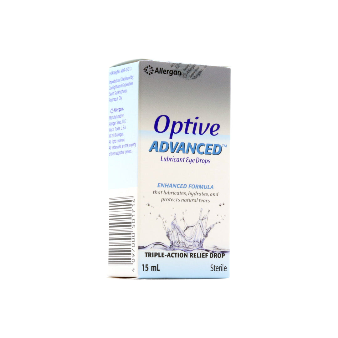 Optive Advanced Eye Drops 15mL | EYE REP Express
